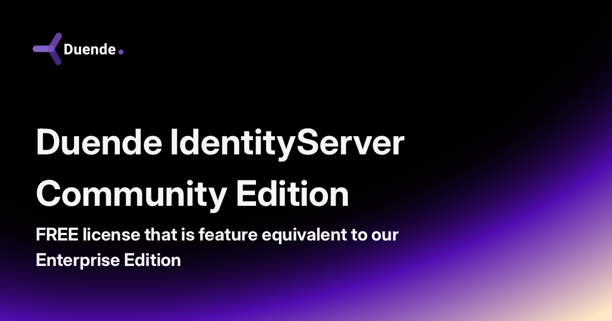 Duende Software - Identity and Access Management for .NET | Duende