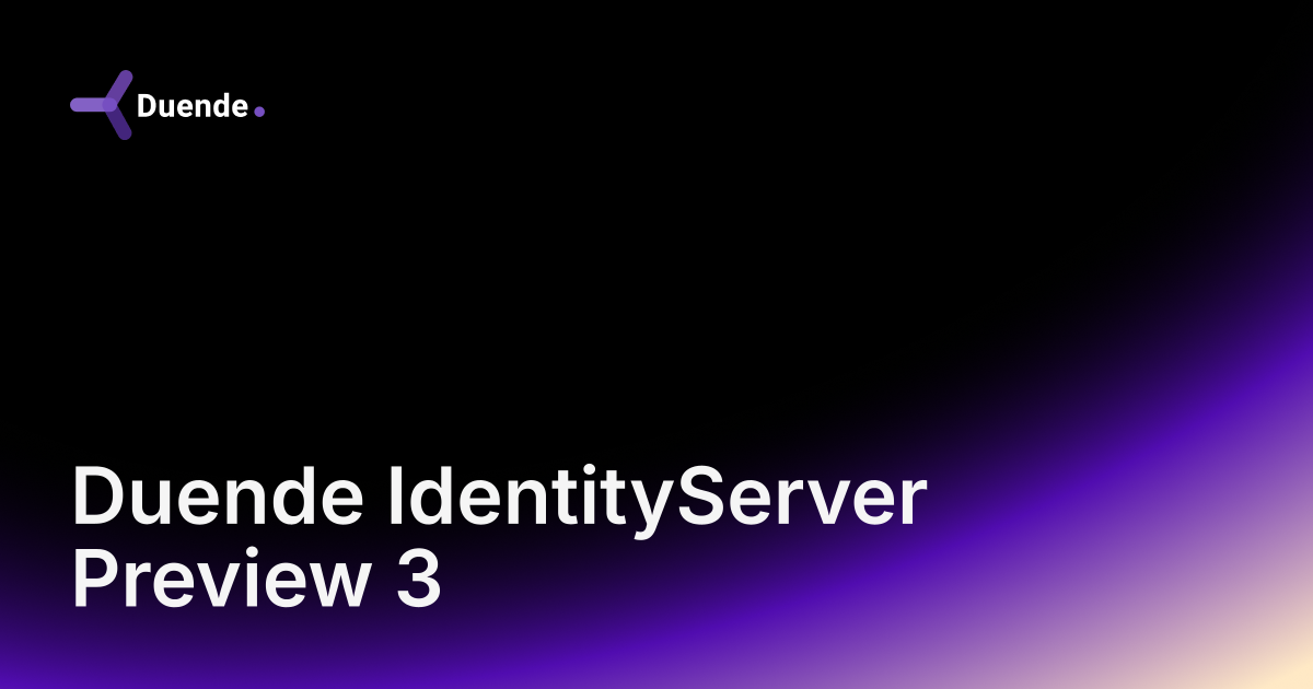 Duende Software - Identity and Access Management for .NET | Duende