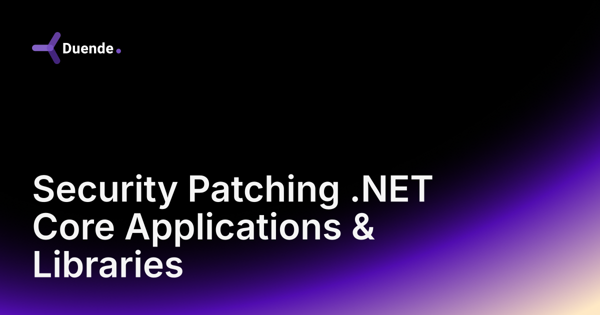 Duende Software - Identity and Access Management for .NET | Duende