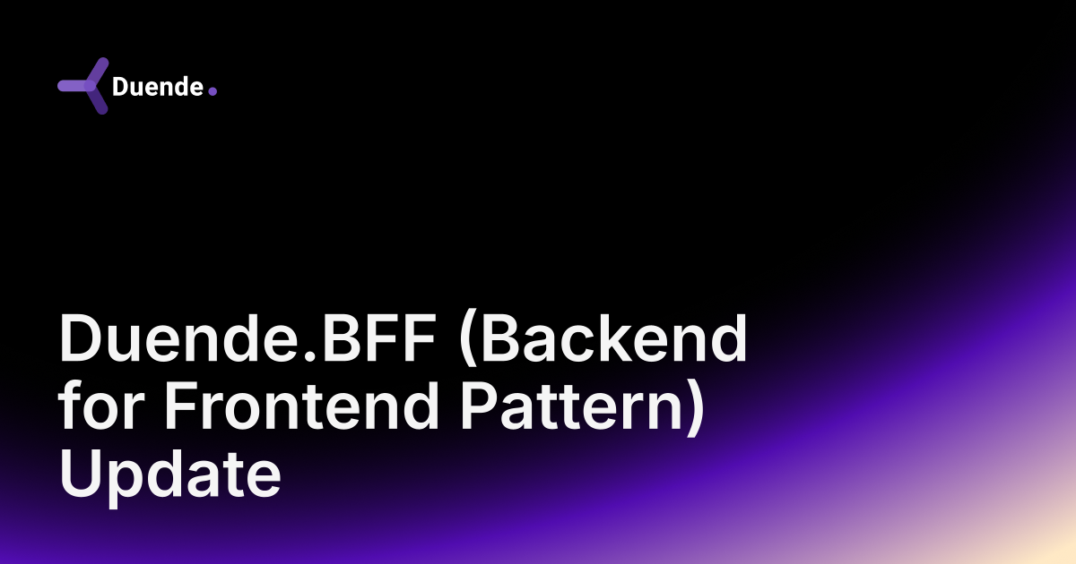 Duende Software - Identity and Access Management for .NET | Duende