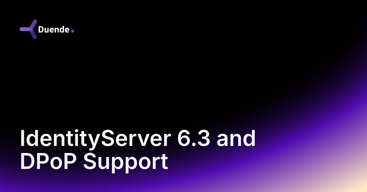 Duende Software - Identity and Access Management for .NET | Duende