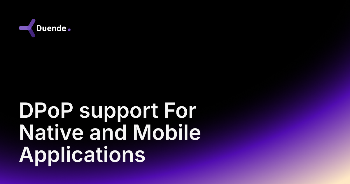 Duende Software - Identity and Access Management for .NET | Duende