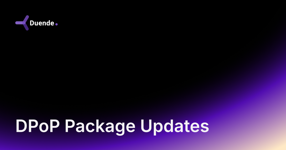 Duende Software - Identity and Access Management for .NET | Duende