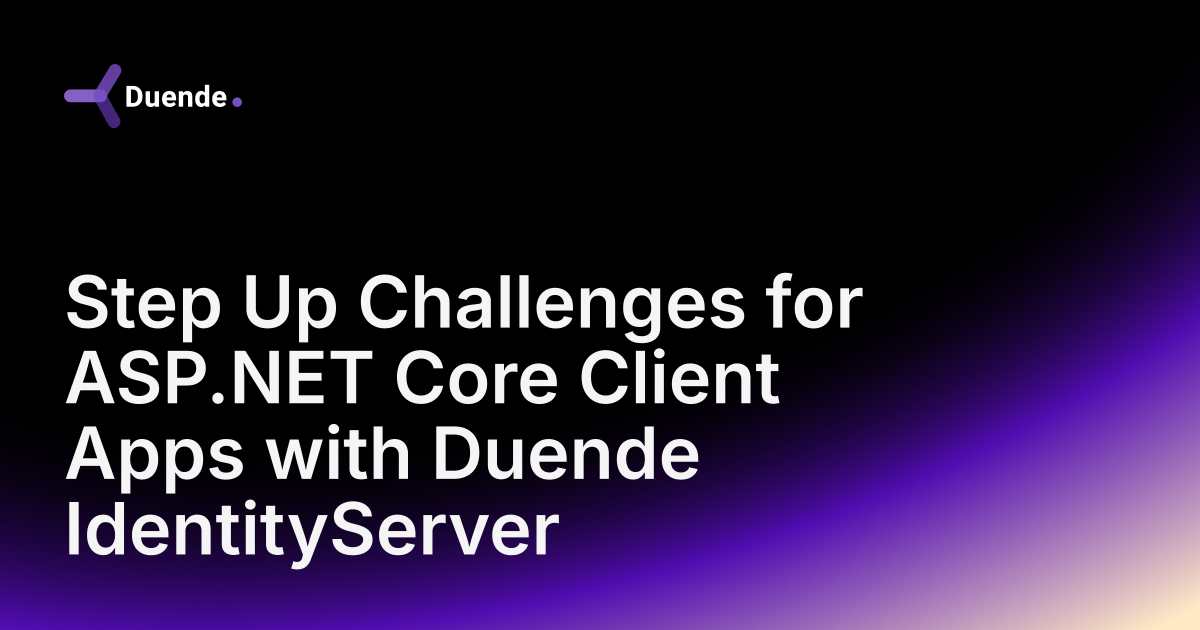 Duende Software - Identity and Access Management for .NET | Duende