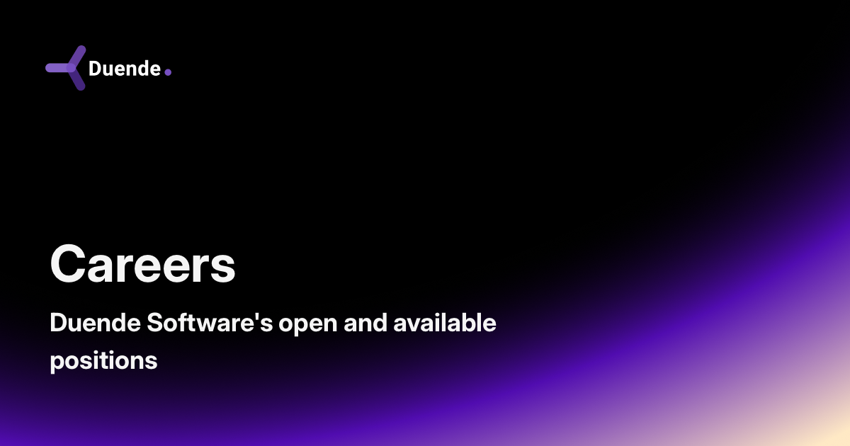 Duende Careers | Duende
